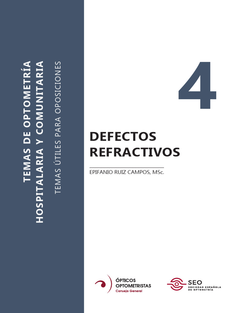 Tema 4 Defectos Refractivos | PDF | Miopía | Ojo humano