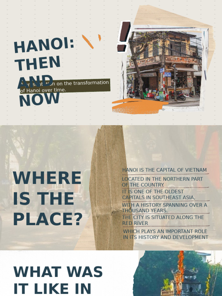 Hanoi Then and Now - 20241208 - 213457 - 0000 | PDF | Hanoi | Urbanization