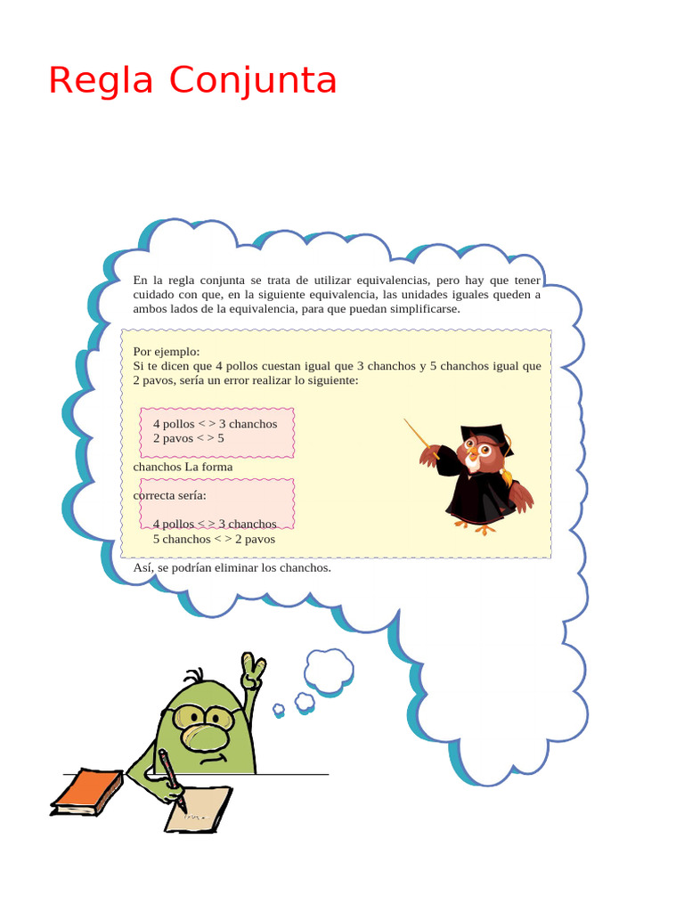 Regla Conjunta | PDF