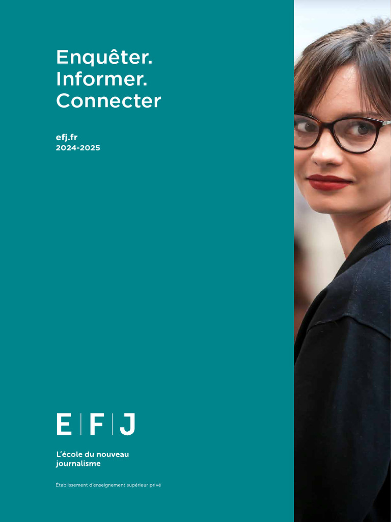 Formation au Nouveau Journalisme à l'EFJ | PDF | Journaliste | Média ...