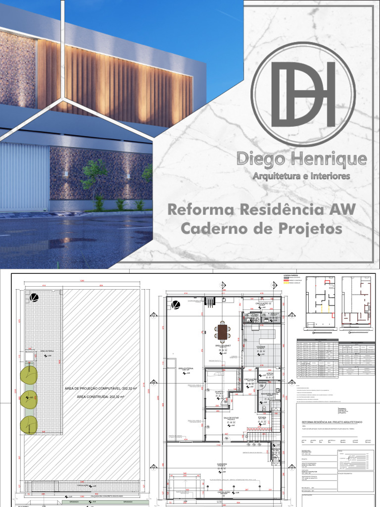 Caderno de Projetos - Reforma Aw | PDF