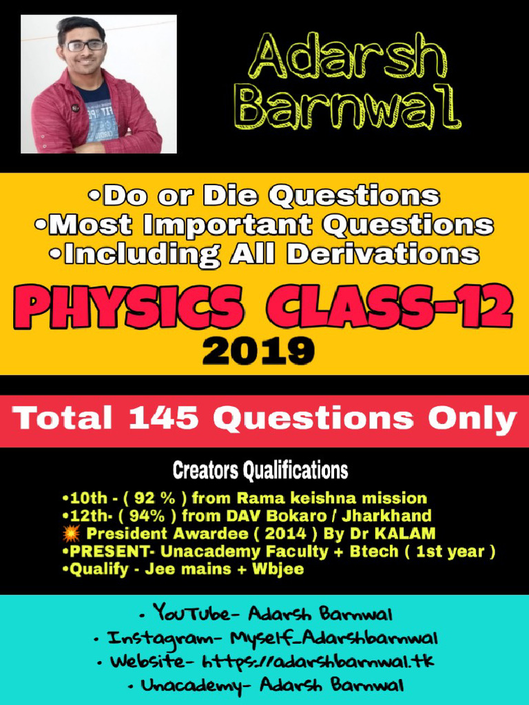 Physics Most Important Questions | PDF