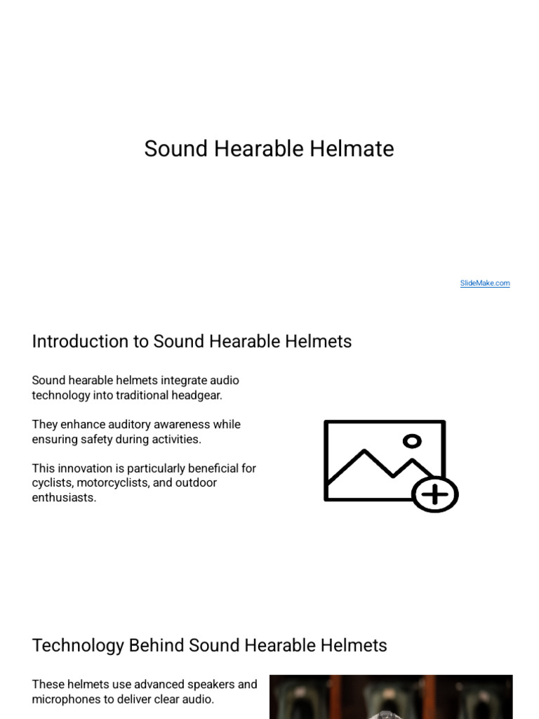 Sound Hearable Helmate | PDF | Wearable Technology