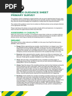 How To Do The Primary Survey and DR ABC - First Aid Advice - ST John Ambulance | PDF | Emergency ...