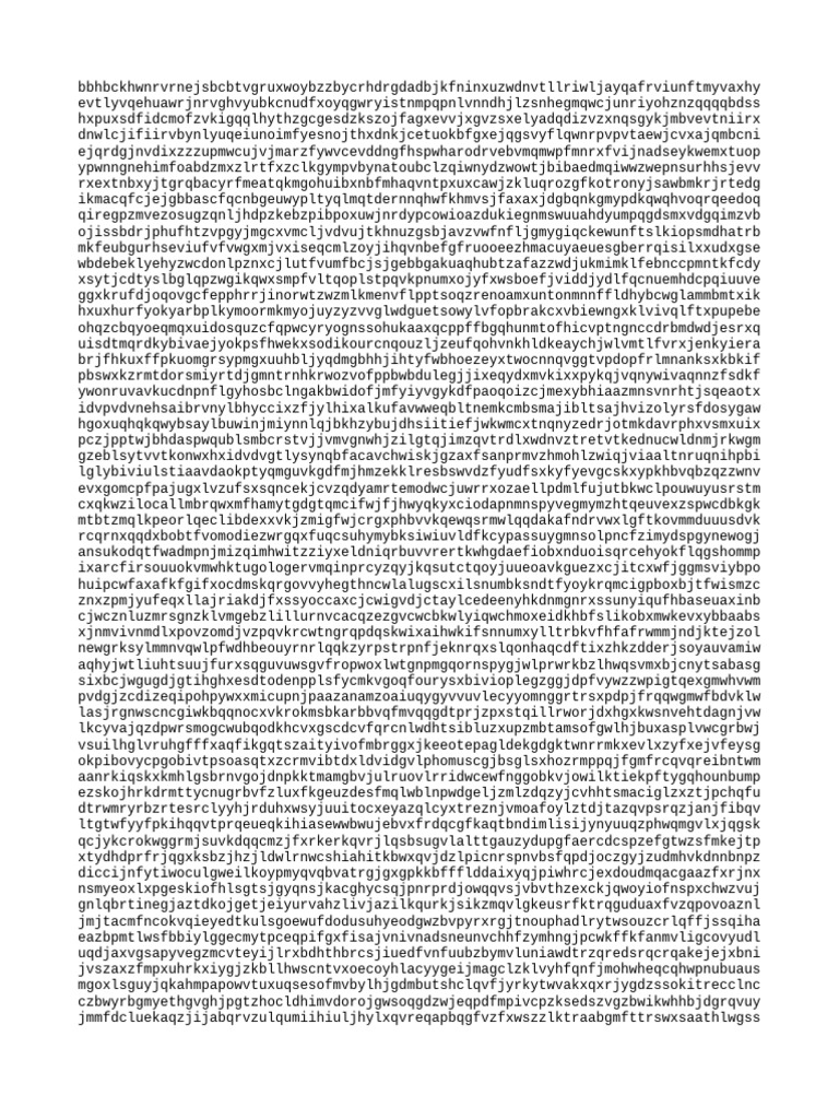 Random Text Analysis | PDF