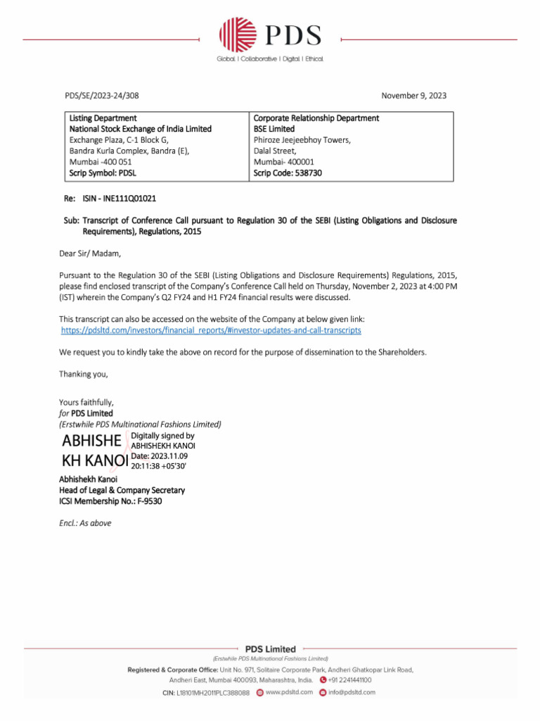 11 - Transcript - Nov 23 PDF | PDF | Brand | Taxes