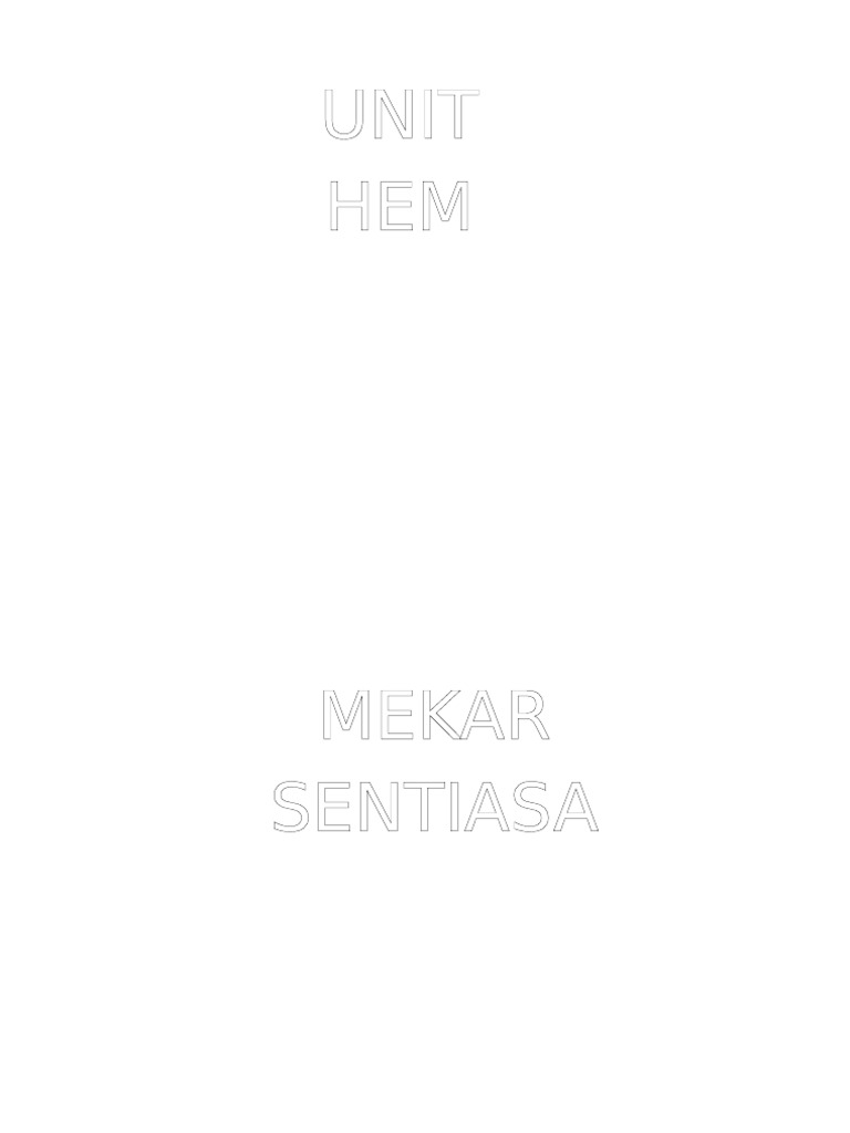 Unit Hem Mekar Sentiasa | PDF