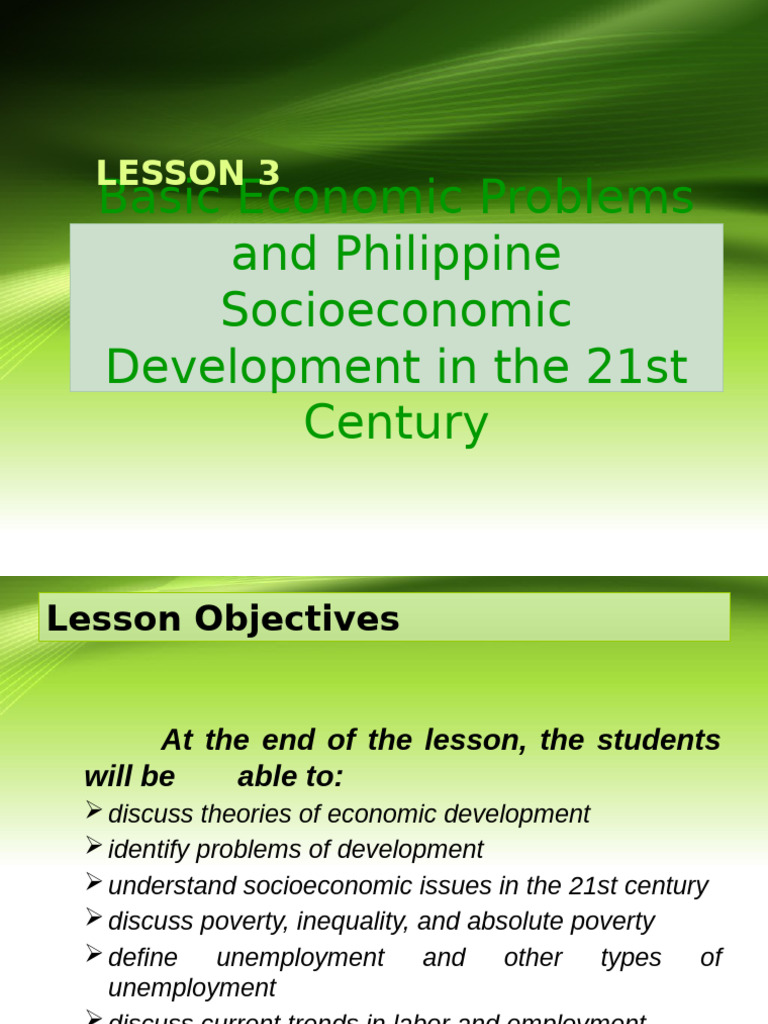 Applied Economics Lesson 3 | PDF | Inflation | Unemployment