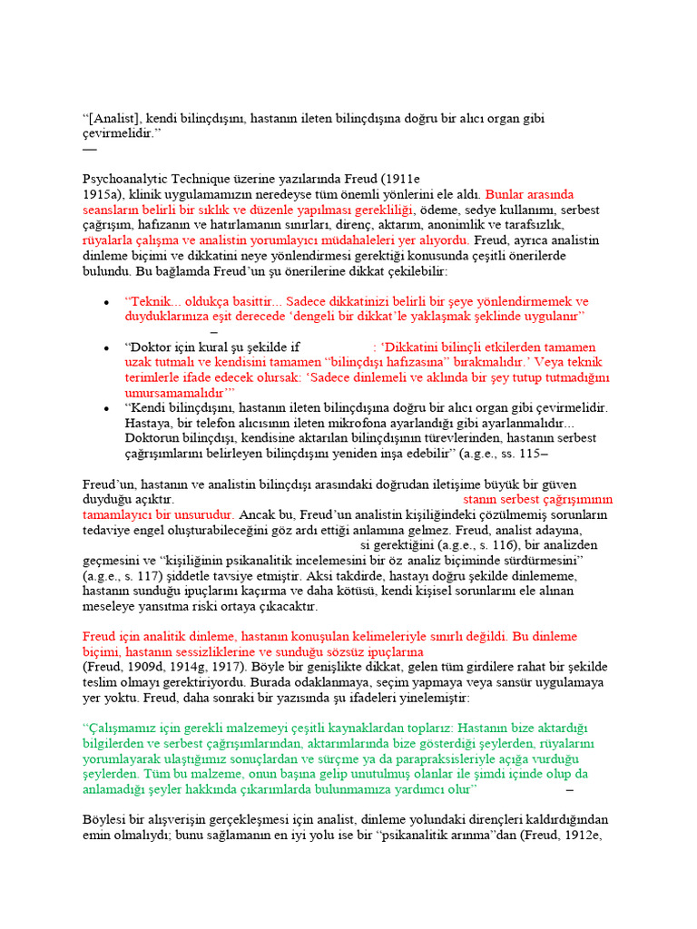 Dört Tür Analitik Dinleme | PDF