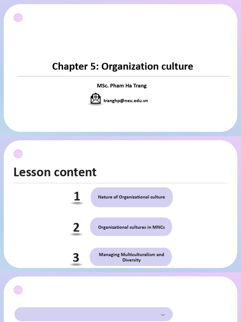 IM - Chap 5 - Organizational Culture | PDF | Organizational Culture ...
