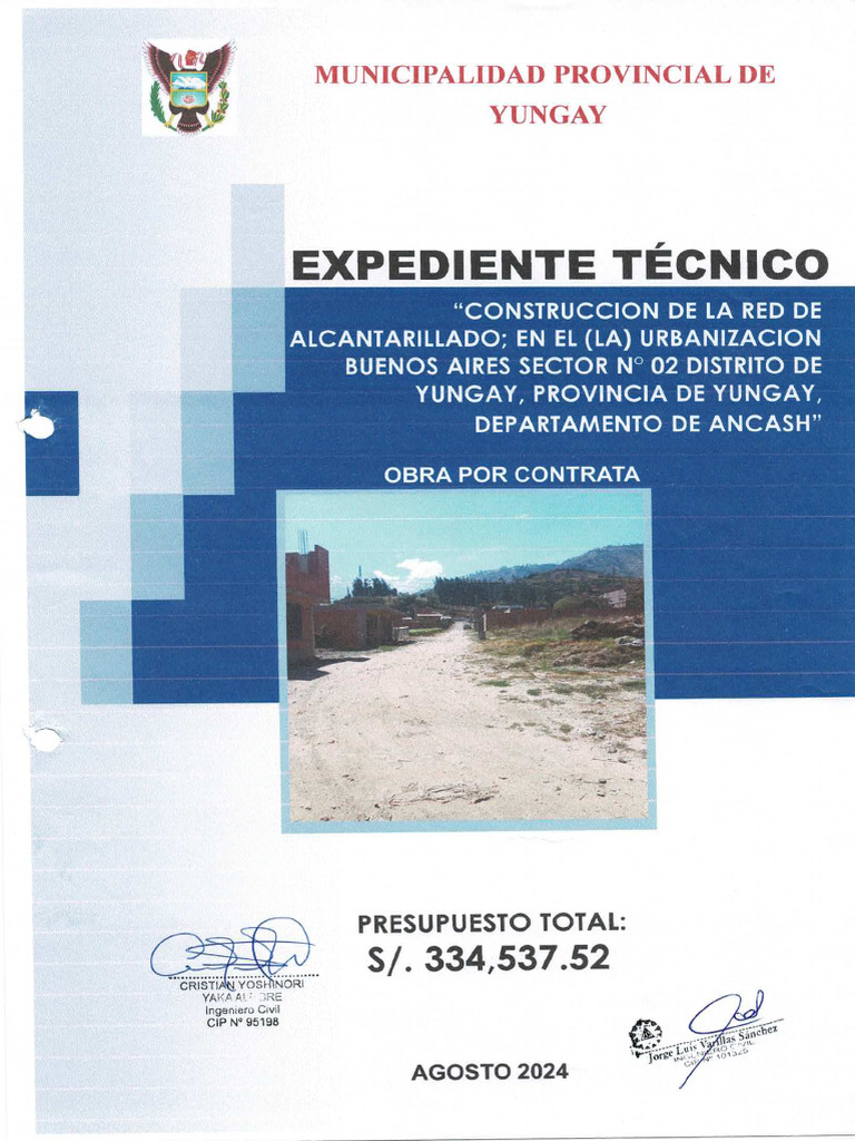 1.+Indice+del+Expediente+Tecnico 20241127 170127 523 | PDF