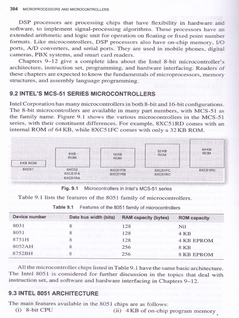 Mpmc Unit 3 Scanned | PDF | Microcontroller | Central Processing Unit