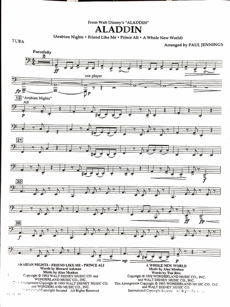 Aladdin | PDF | The Walt Disney Company | Walt Disney Animation Studios