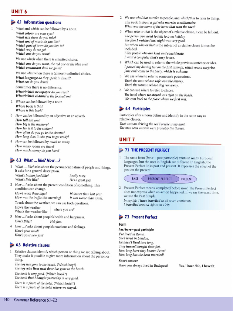 Unit 7 Grammar | PDF