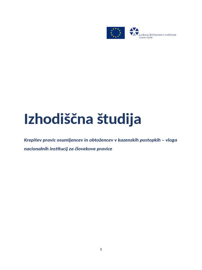 Baseline Study Slovenian | PDF