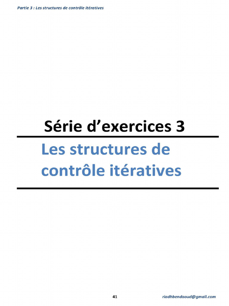 3math Serie 3 - Infoamatique | PDF