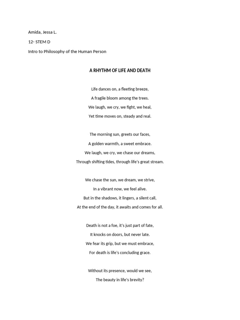 POEM | PDF