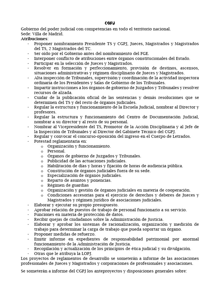CGPJ | PDF | Comisión Europea | Judicaturas