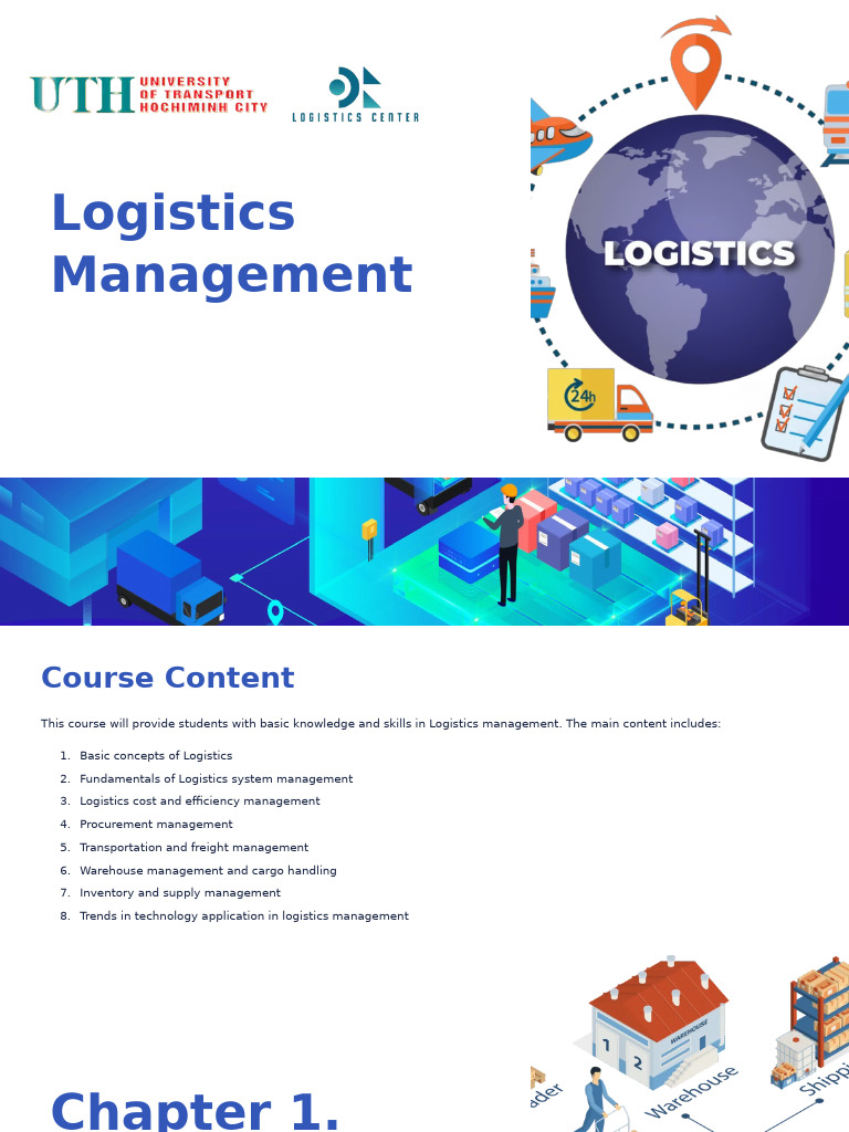 Basic Concepts of Logistics | PDF | Logistics | Warehouse
