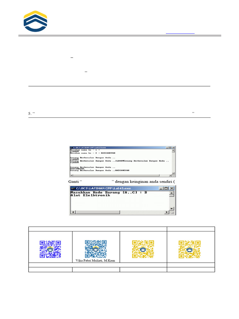 Uts Dasar Dasar Pemrograman | PDF