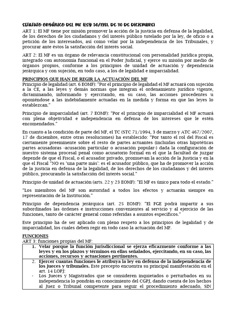 Resumen Eomf | PDF | Jurisdicción | Fiscal