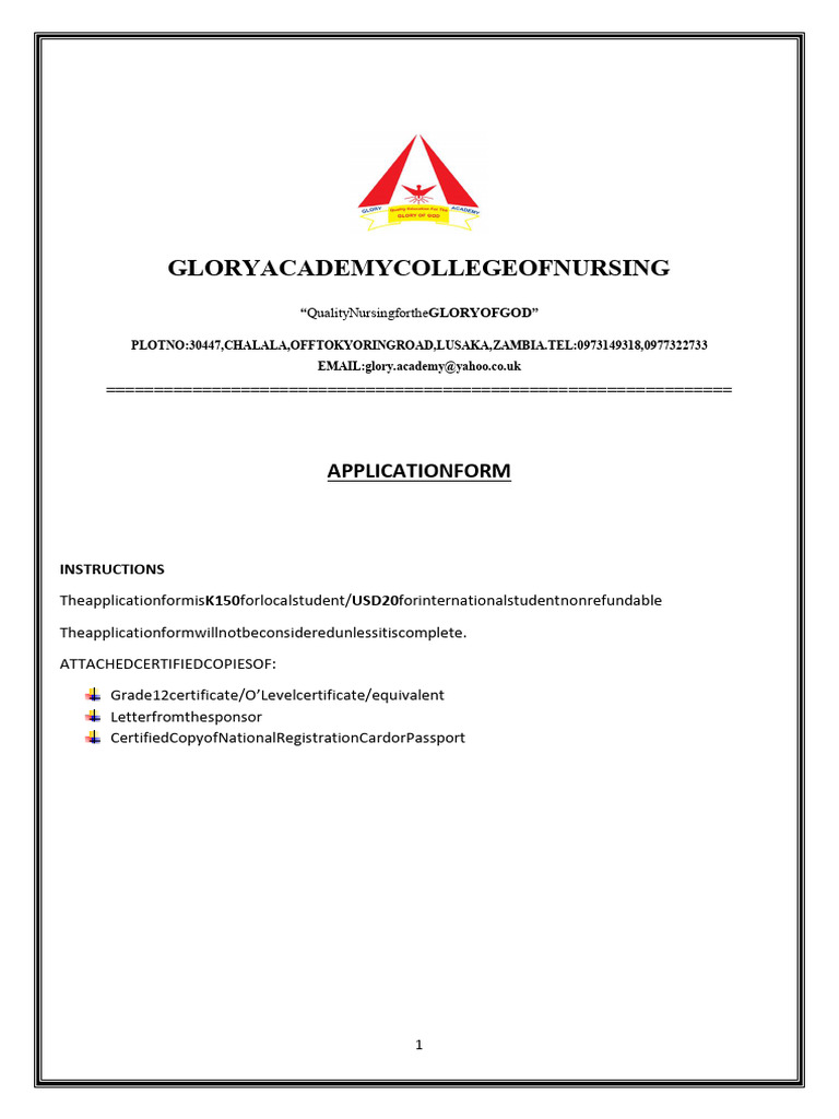 Application Form 2022 | PDF