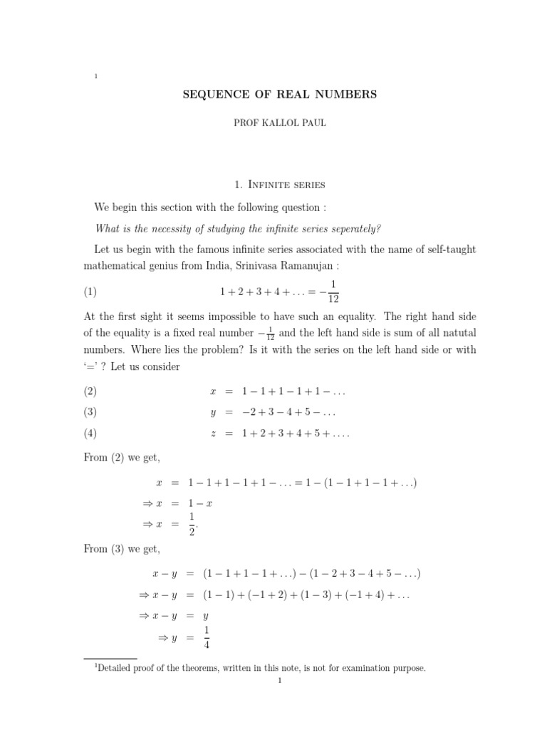 2-Seq-series | PDF | Series (Mathematics) | Sequence