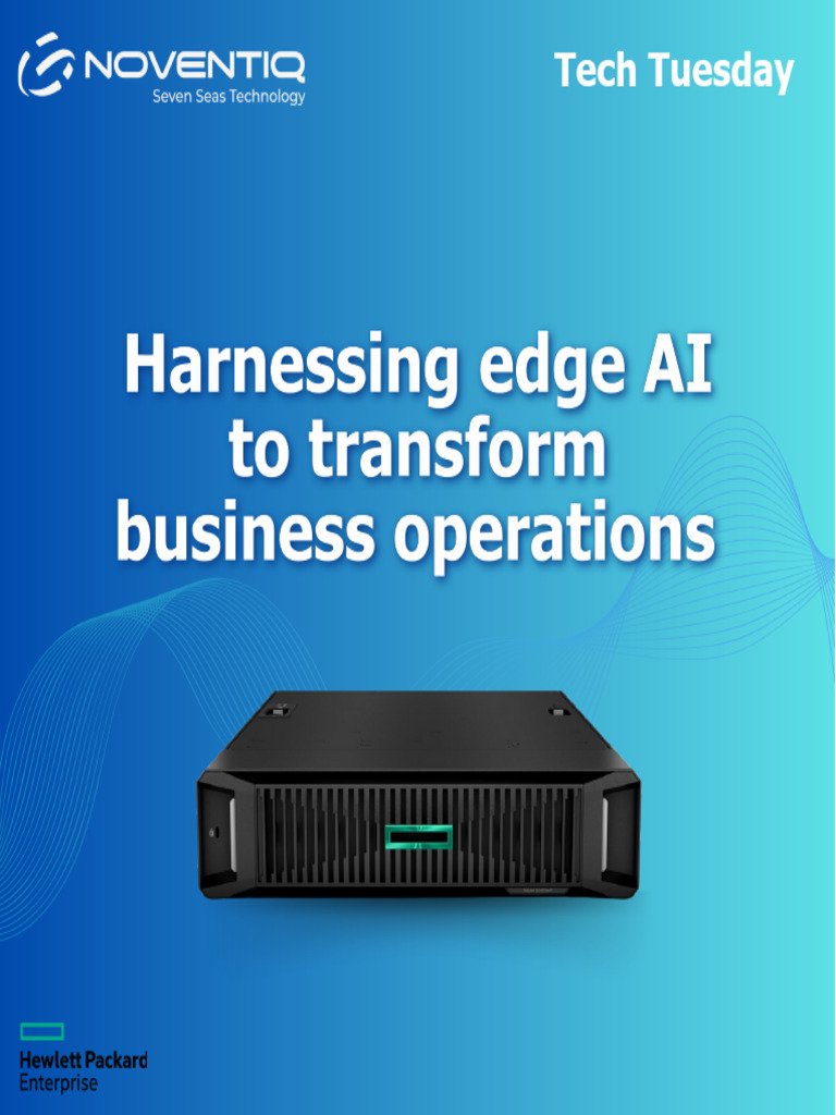 Harnessing Edge AI To Transform Business Operations | PDF