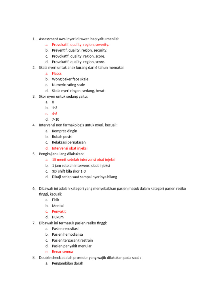 Soal Pre Dan Post Test | PDF
