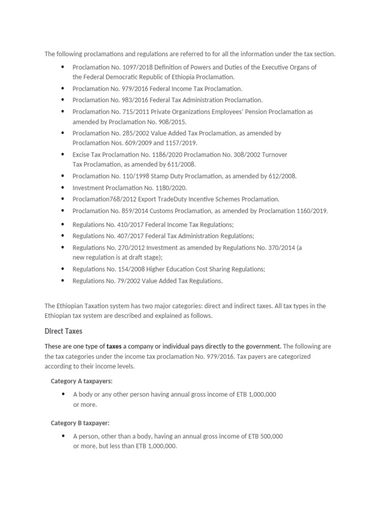 Ethiopian Rental Income Tax Guide | PDF | Taxes | Irs Tax Forms