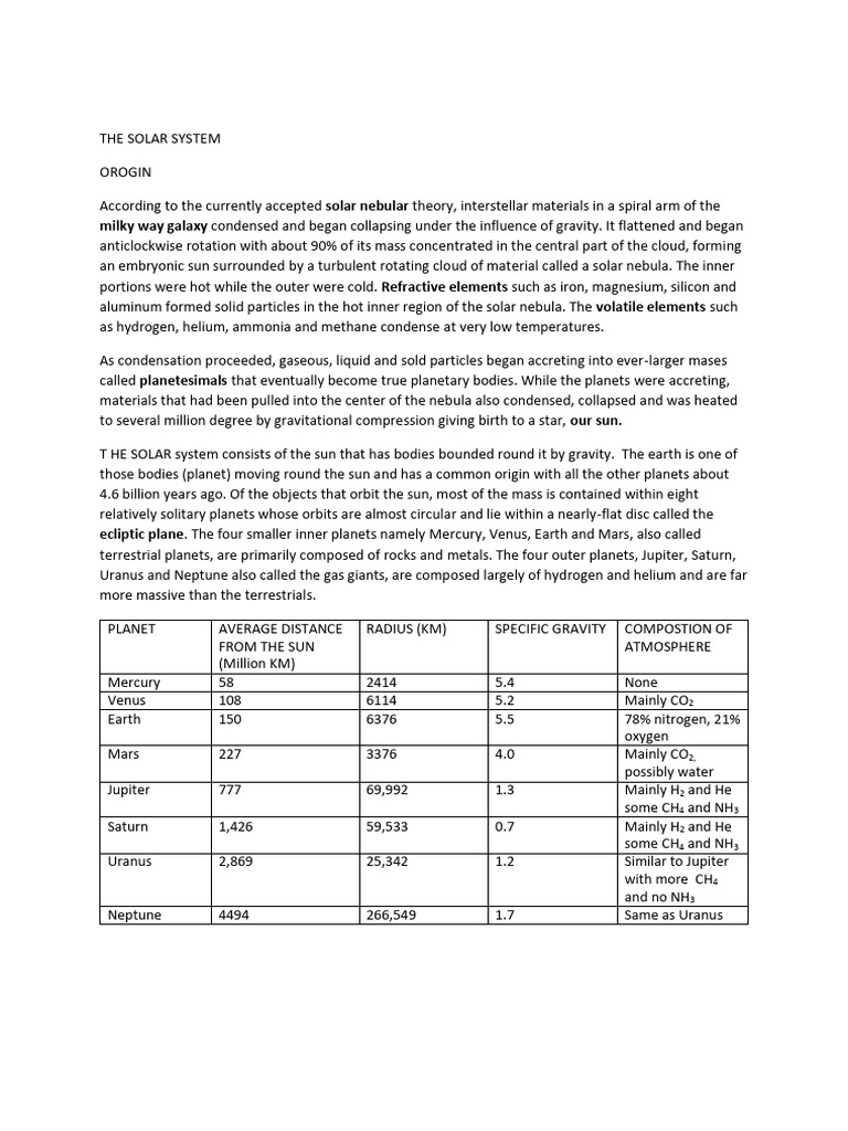 GEL 111 NOTES | PDF | Magma | Planets