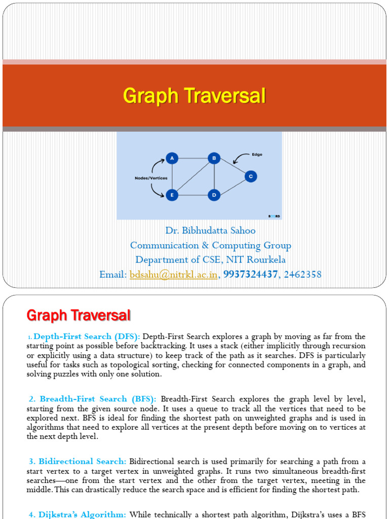 7002 Ds Graph Traversal | PDF | Vertex (Graph Theory) | Applied Mathematics 7002 Ds Graph Traversal | PDF | Vertex (Graph Theory) | Applied Mathematics