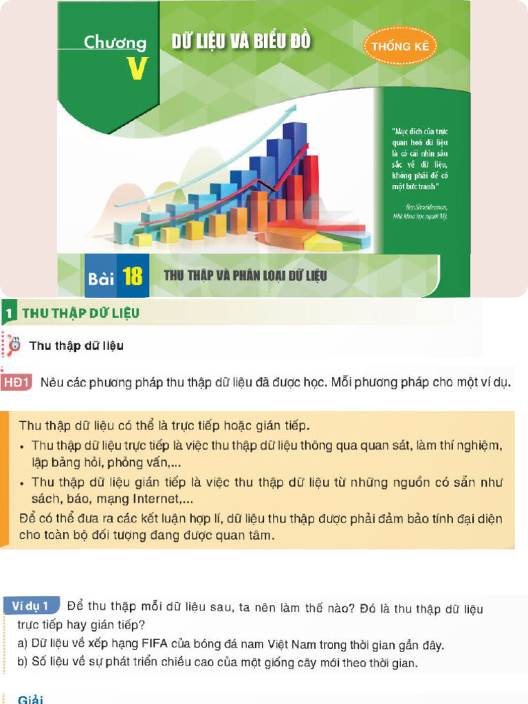 Bai 18 Thu Thap Va Phan Loai Du Lieu | PDF