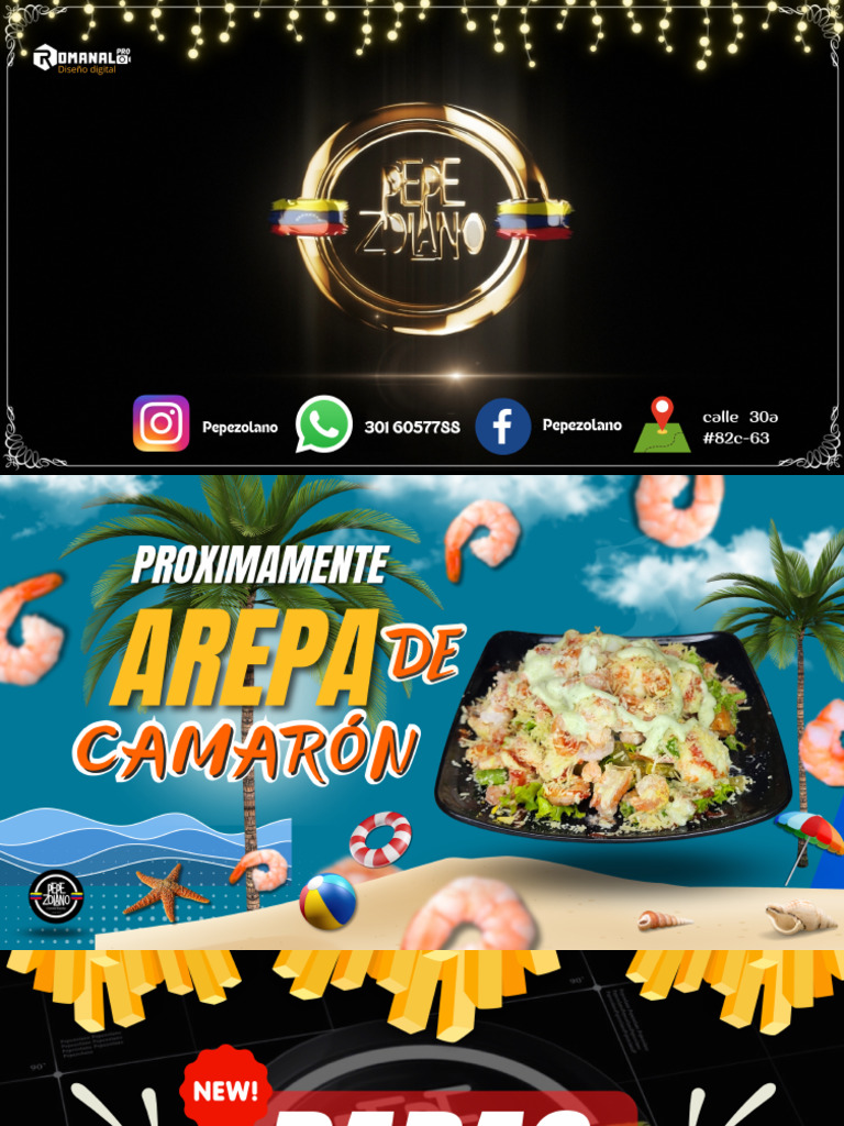 Pepe Menú Oficial 2024 | PDF
