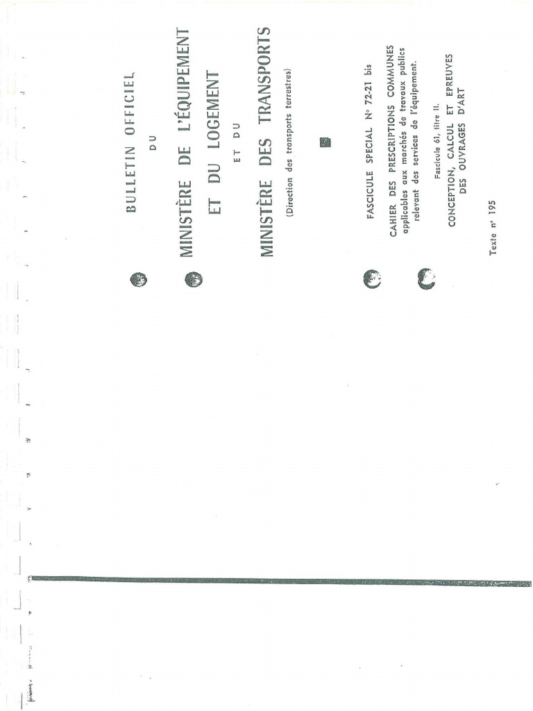 Fascicule 61 Titre II | PDF