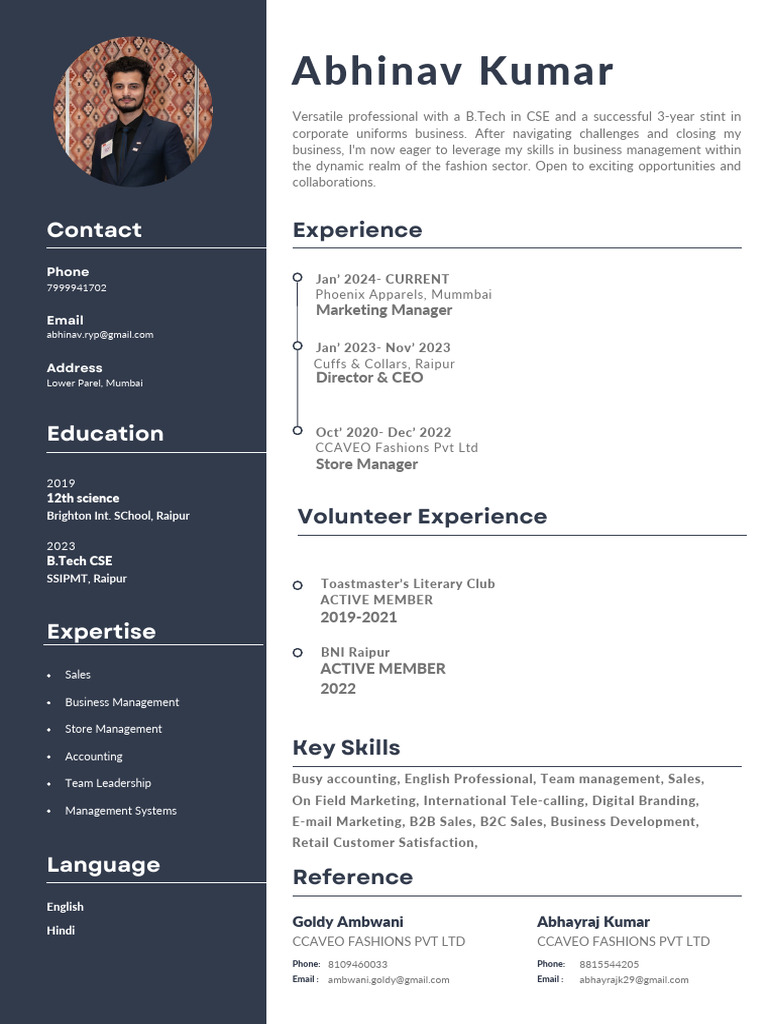 ABHINAV CV UPDATED | PDF