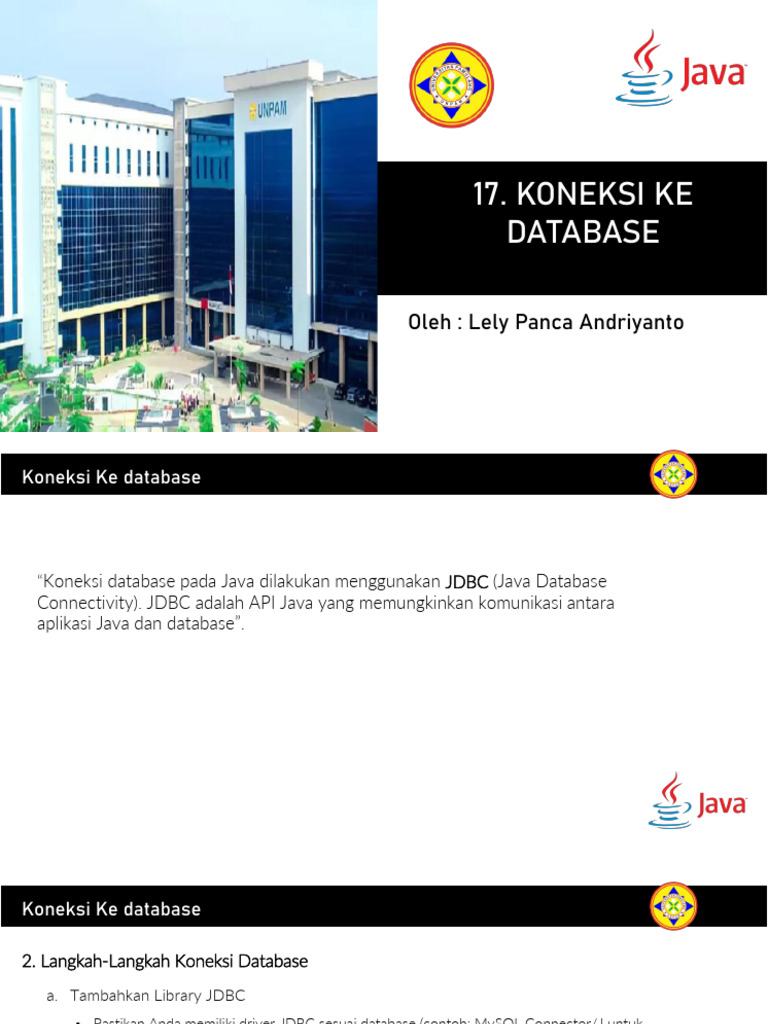 Koneksi Data Base | PDF