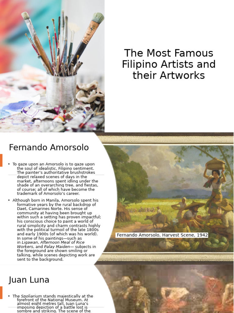 Famous Filipino Artists and Artworks | PDF
