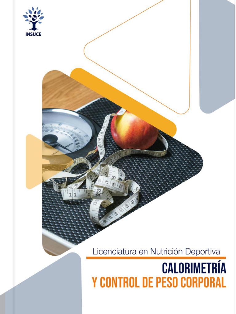 Calorimetri A y Control Del Peso Corporal Antologi A | PDF