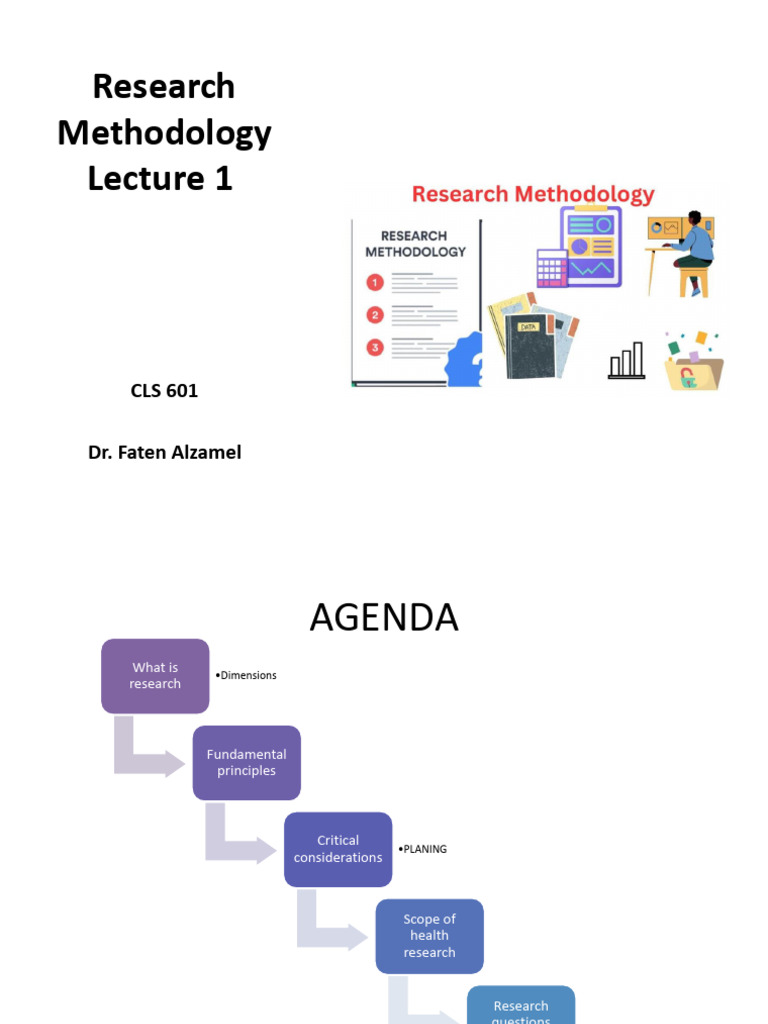 Updated NEW 1 CLS - 601 2024 Research Methodology - PPTX!ST Lecture 1 ...