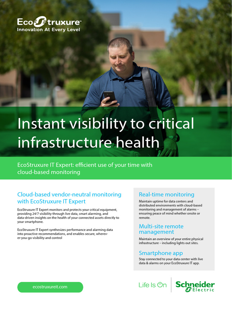EcoStruxure IT Expert Brochure | PDF | Cloud Computing | Analytics