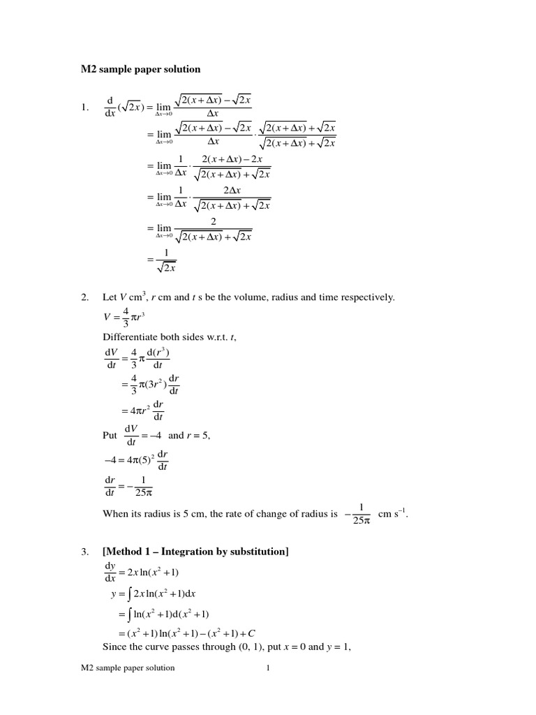 2012S M2 marking | PDF | Mathematical Objects | Geometry