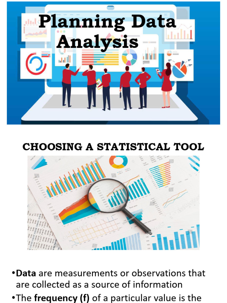 Planning Data Analysis Choosing Statistical Tool | PDF | Statistics ...