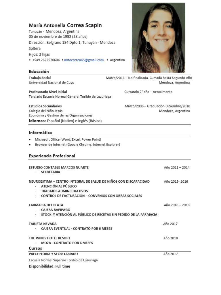 Modelo de CV | PDF