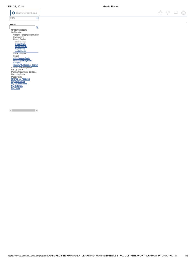 Grade Roster RONCALLO | PDF