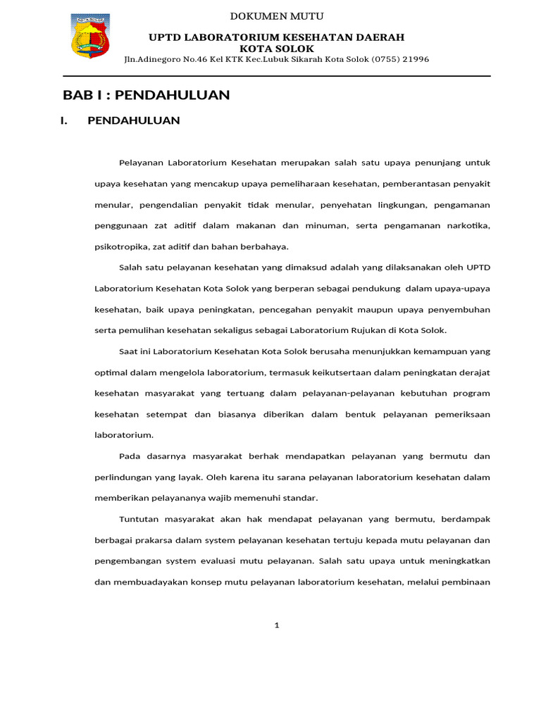 Dok Mutu - Edit 2019 - No Terkendali - OK | PDF