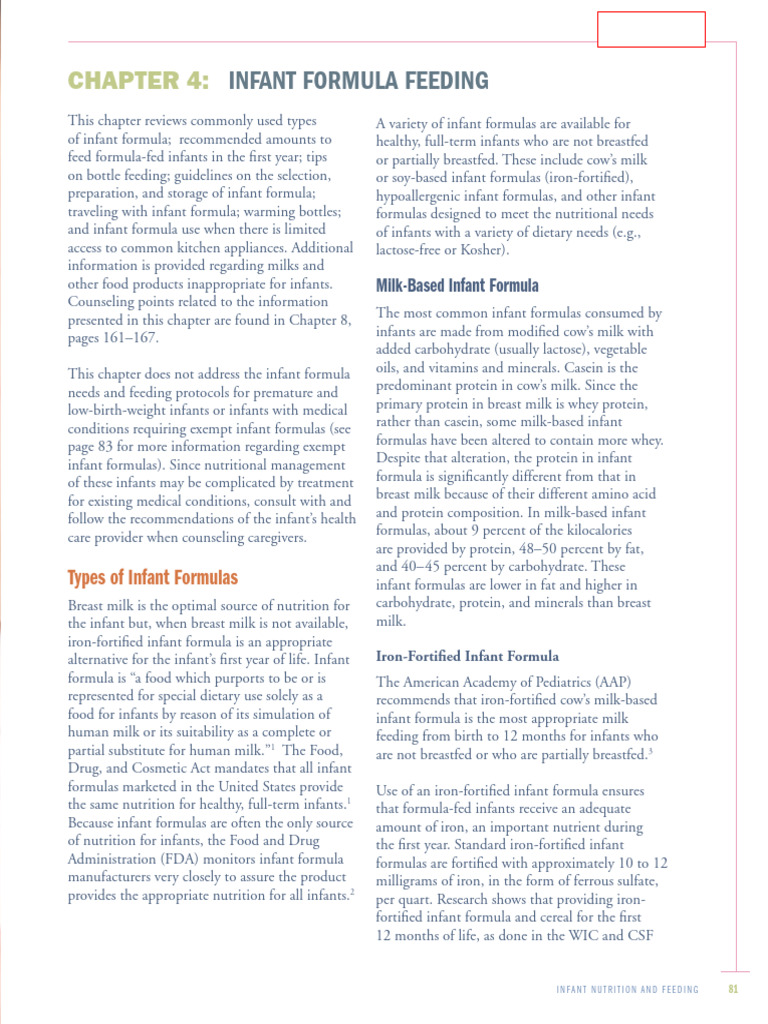 FDA 1995 N 0063 0014 - Attachment - 30 | PDF | Infant Formula | Milk
