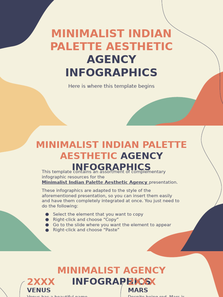 Minimalist Indian Palette Aesthetic Agency Infographics by Slidesgo ...