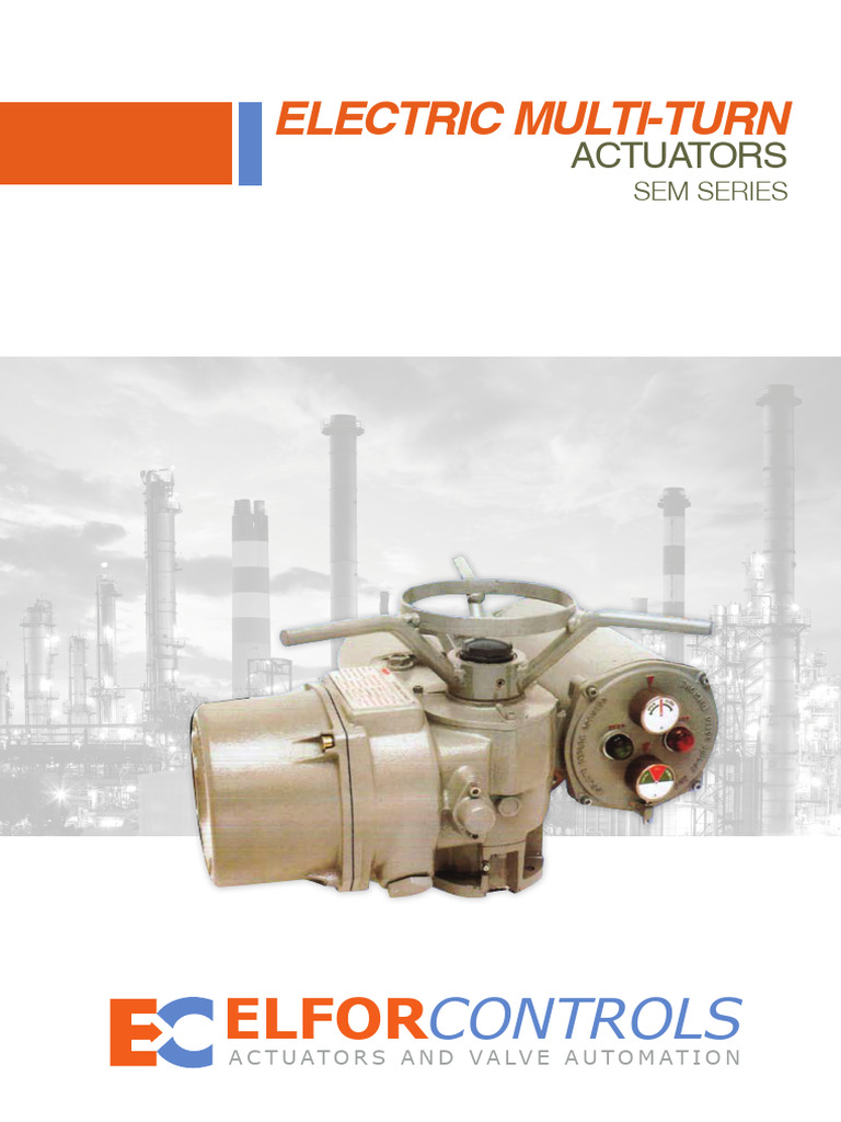 2018 SEM Multiturn Actuator Eng | PDF | Switch | Electric Motor