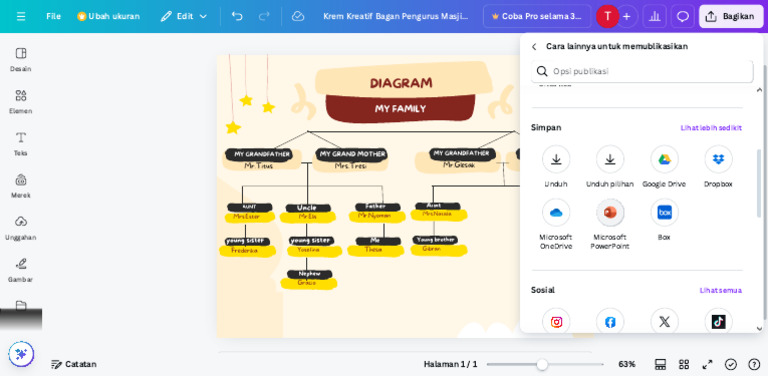 Family Tree Diagram | PDF | Software | Microsoft